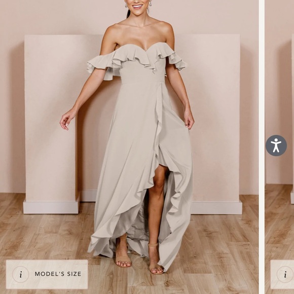 Revelry | Dresses | Revelry Scarlett Chiffon Dress | Poshmark